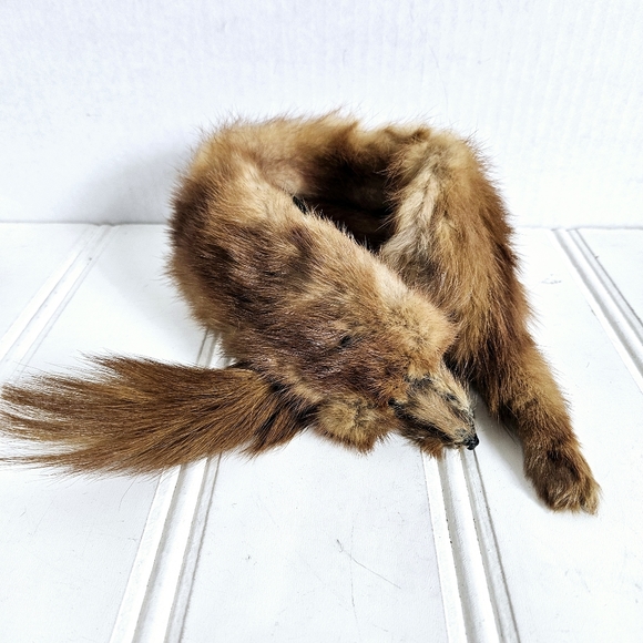 Carin Creations | Accessories | Carin Creations Vintage Mink Stole Wrap ...